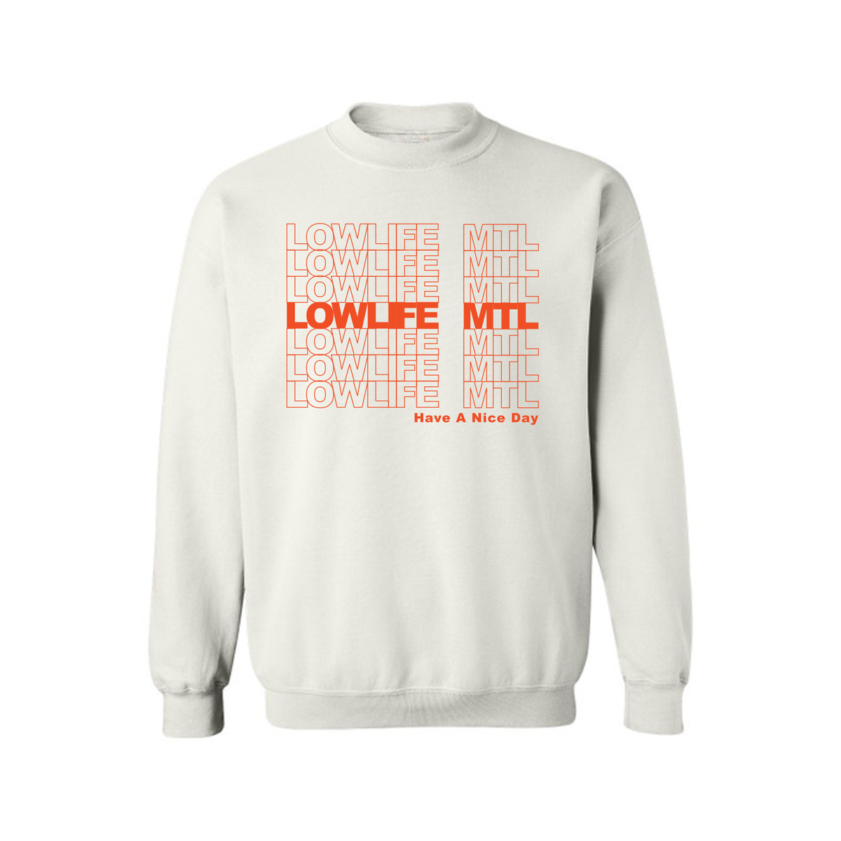 thank you crew neck 🔥 PREORDER 🔥 – lowlifemtl